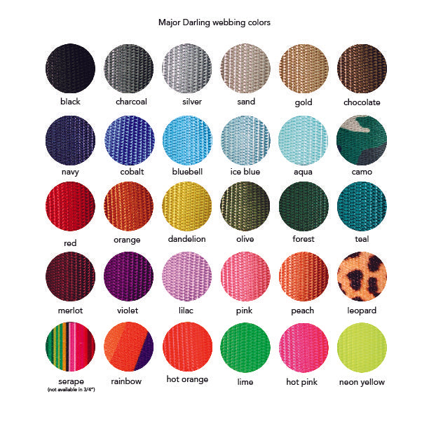 martingale collar / CUSTOM COLORS – Major Darling