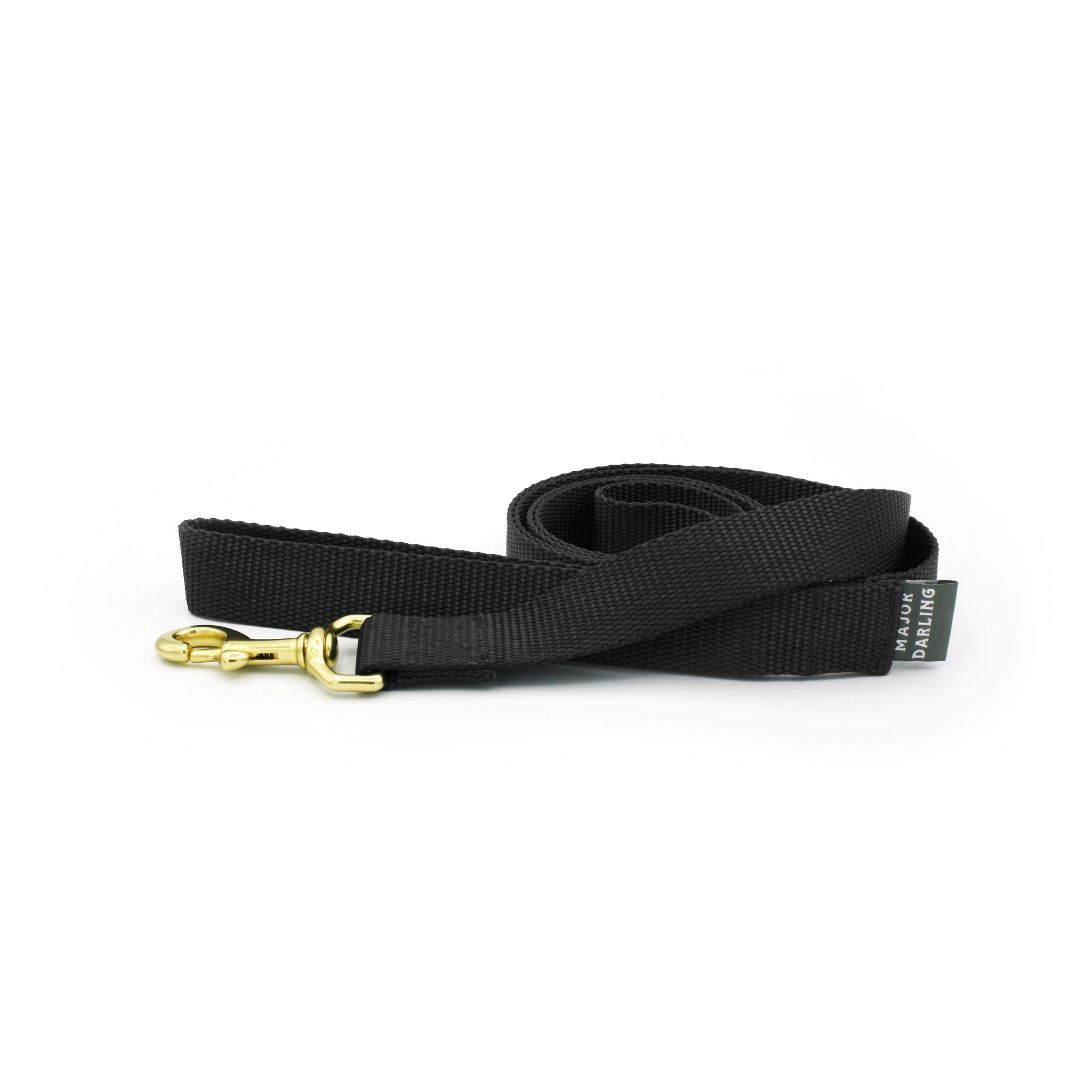 Basic Dog Leash – Nylon Leash with Brass Hardware | Major Darling