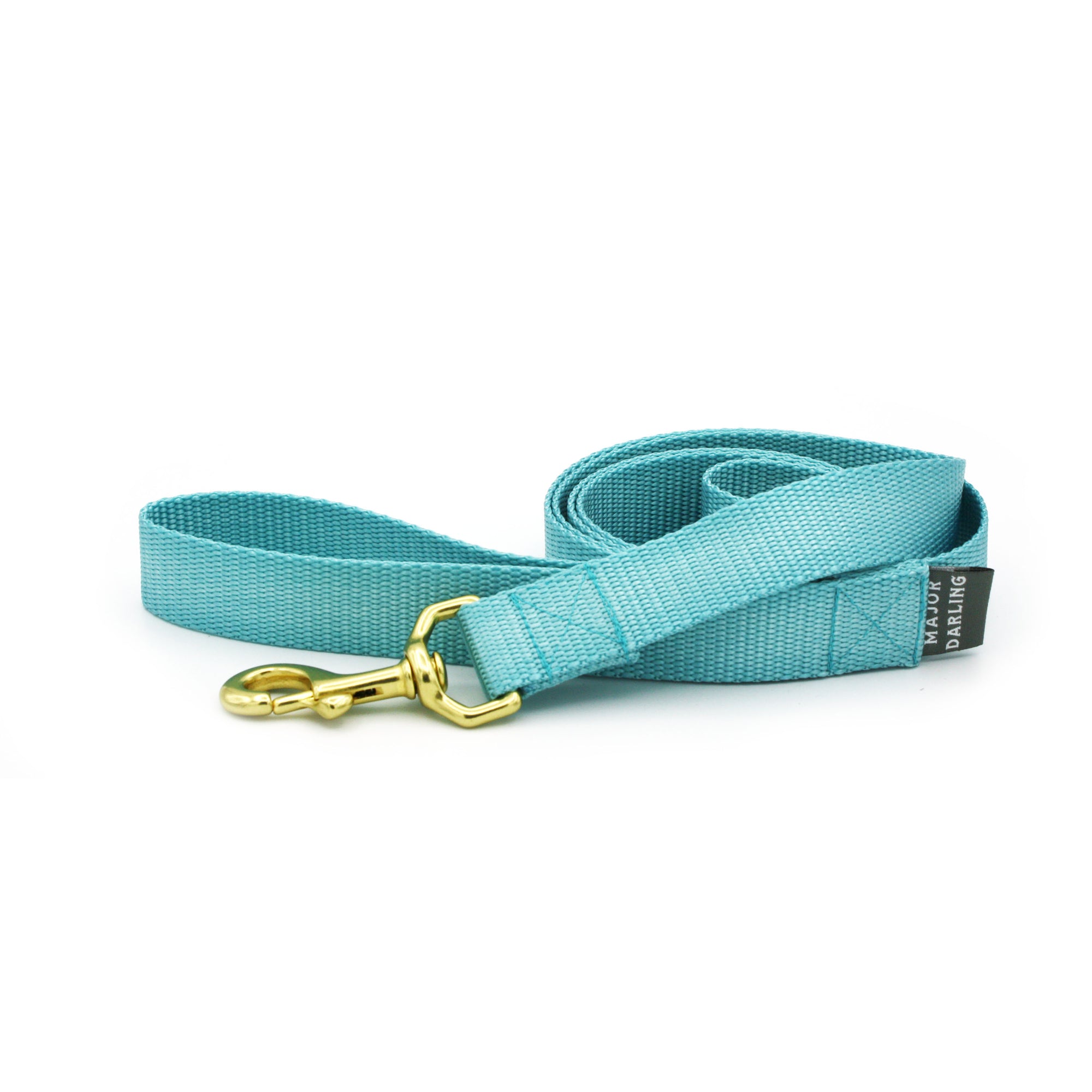 Basic Dog Leash – Nylon Leash with Brass Hardware | Major Darling