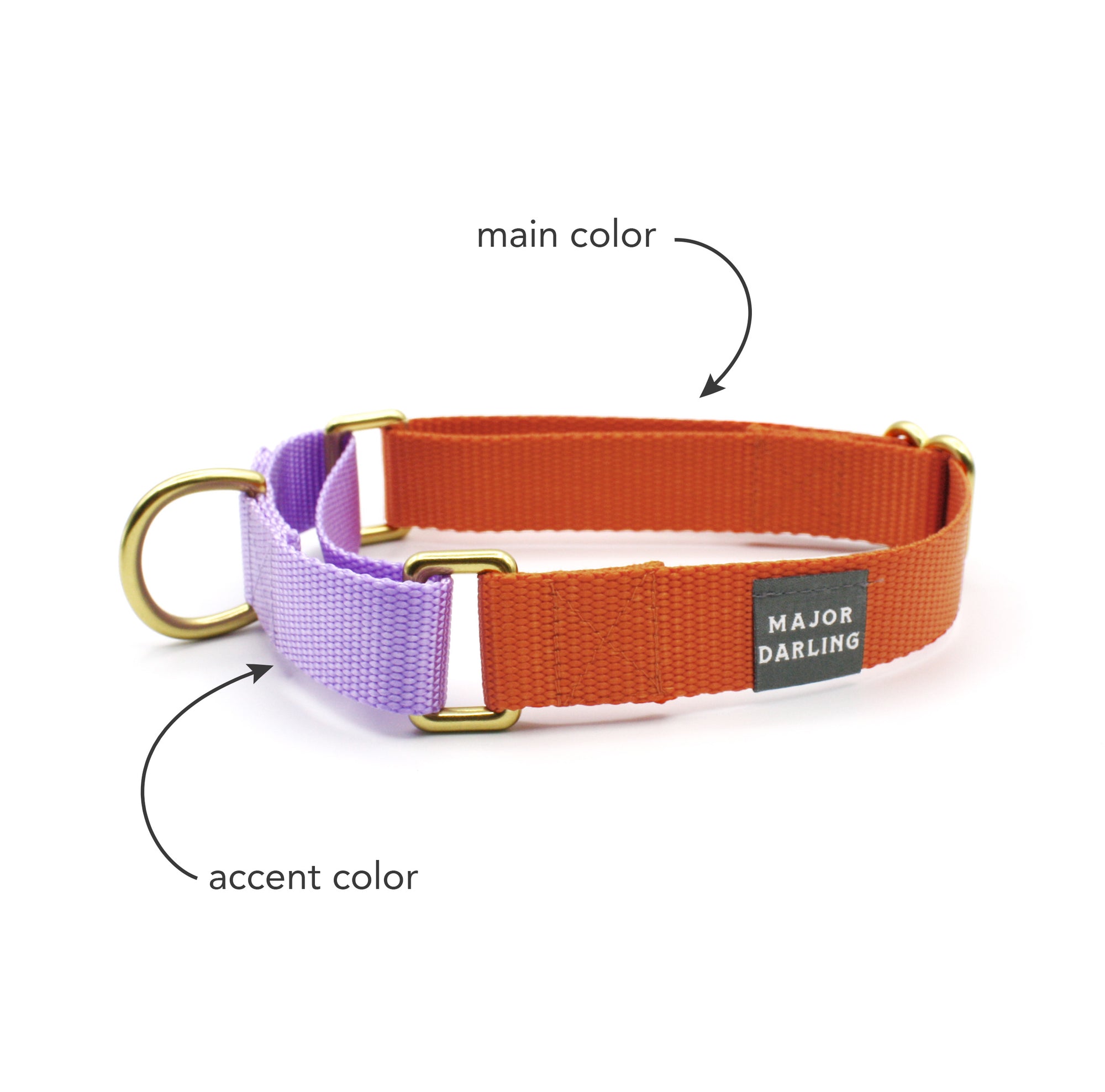 martingale collar / CUSTOM COLORS – Major Darling